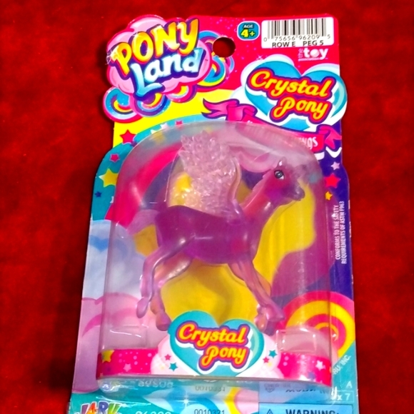 Jaru | Toys | Pony Land Crystal Pony With Fairy Wings | Poshmark